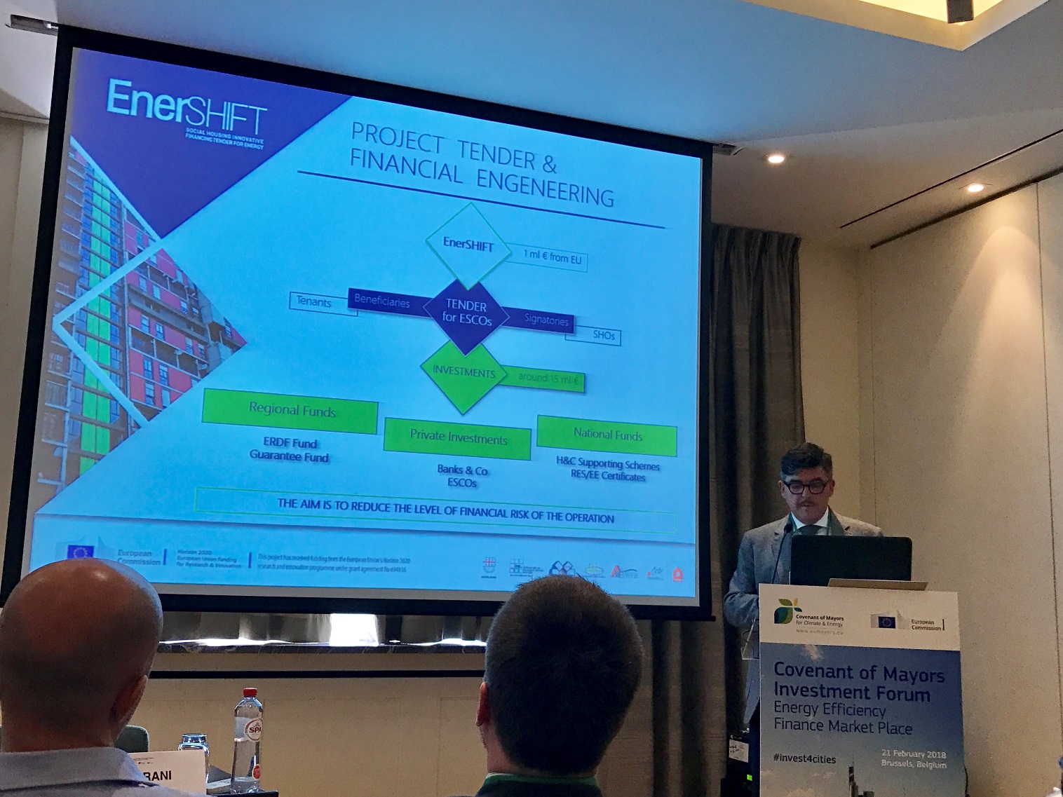 Enershift Is A Flagship Project At The Covenant Of Mayors Investment